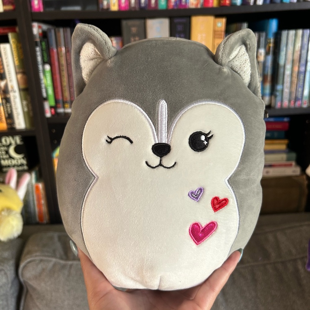 2021 Heidi The Husky Squishmallow Nwot Valentines Edi… - Gem